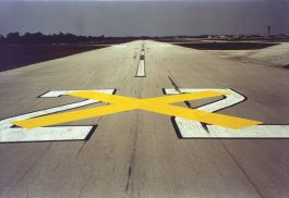 Airport Runway Closure Marker - X Yellow Panels | Tarps Now